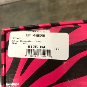 NFL | Shoes | The Crusader Heel Nfl Red Nib High Heel | Poshmark